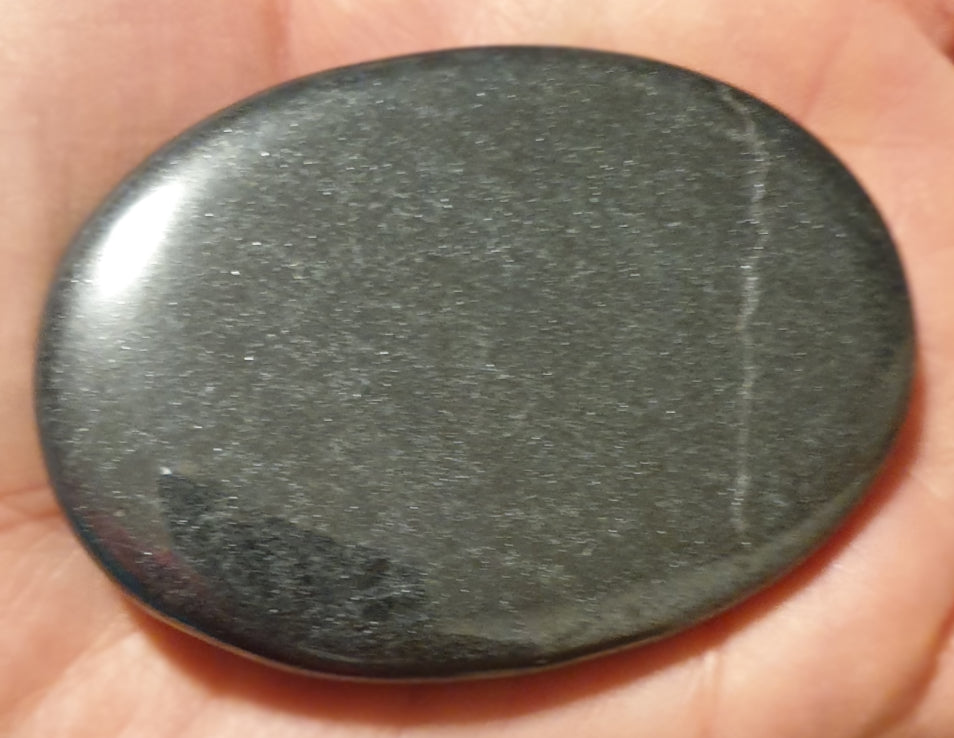 Haematite Palm Stone | Cut & Polished Crystals | Polished Crystal Palm ...