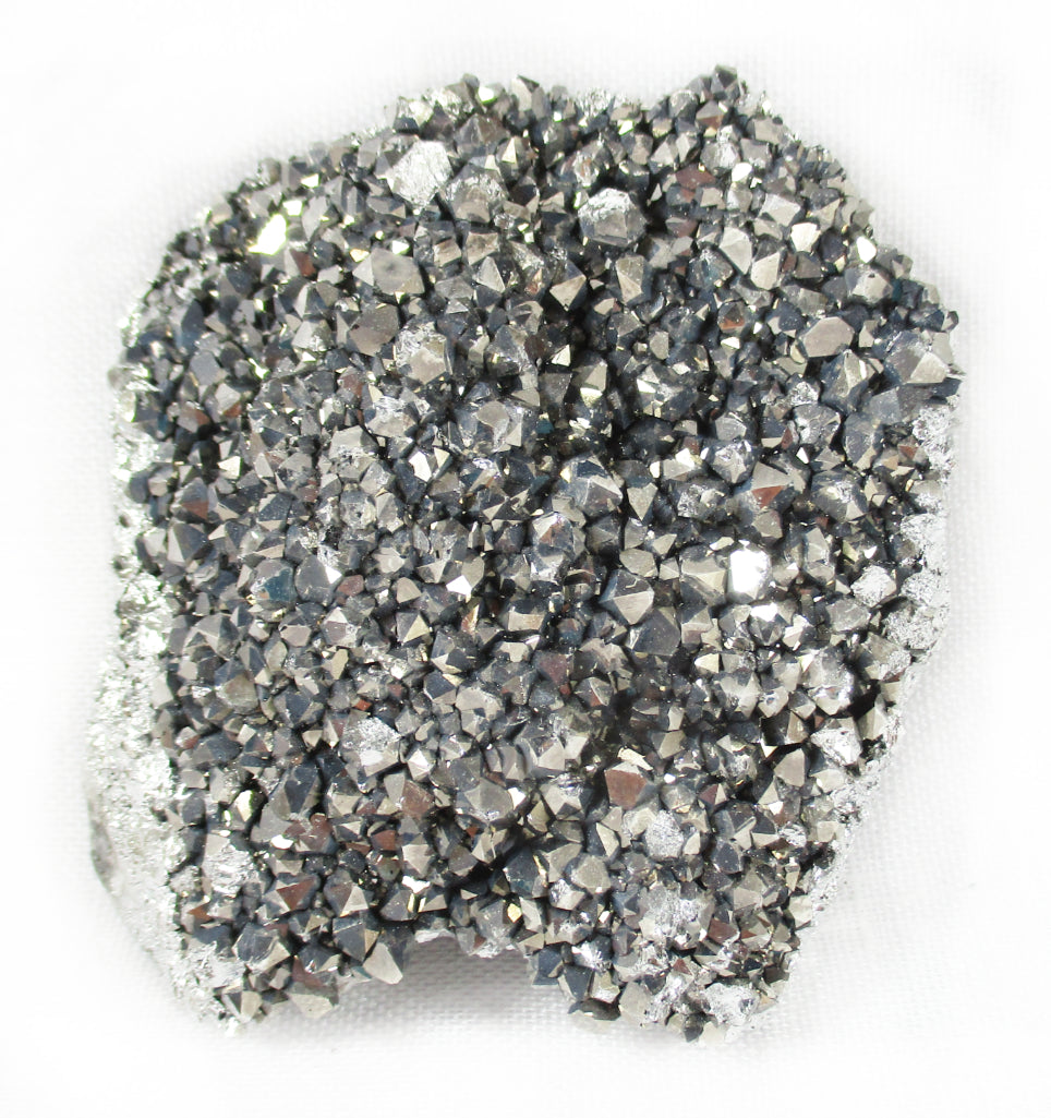 Silver Aura Quartz Rough Cluster (ID:38025) | Crystals Online
